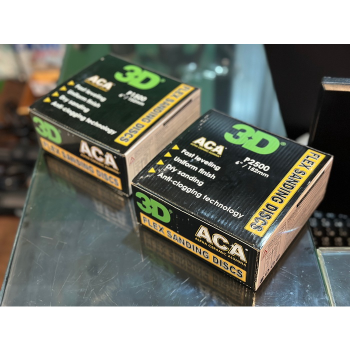 กระดาษทรายขัดสีรถ ขัดผิวส้ม รุ่น 3D ACA Sanding Discs / รุ่น 3D AAT ...