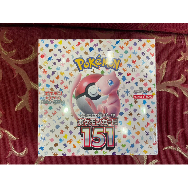 ใหม่!! Pokemon Japan Box (JP) lot 151 ของใหม่ พร้อมซีลเดิม อยุ่ครบๆ ...