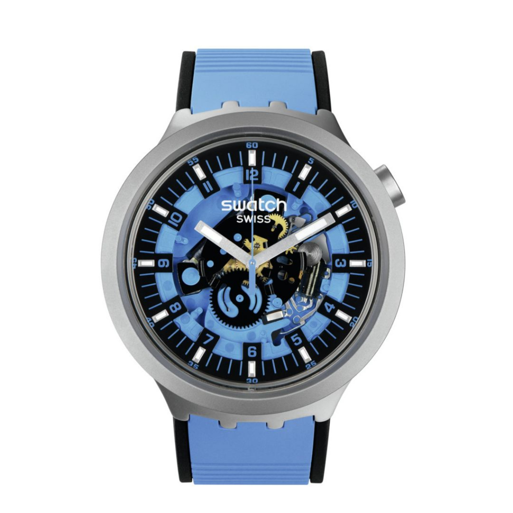 Swatch นาฬิกาผู้ชาย AZURE BLUE DAZE รุ่น SB07S106 | Shopee Thailand