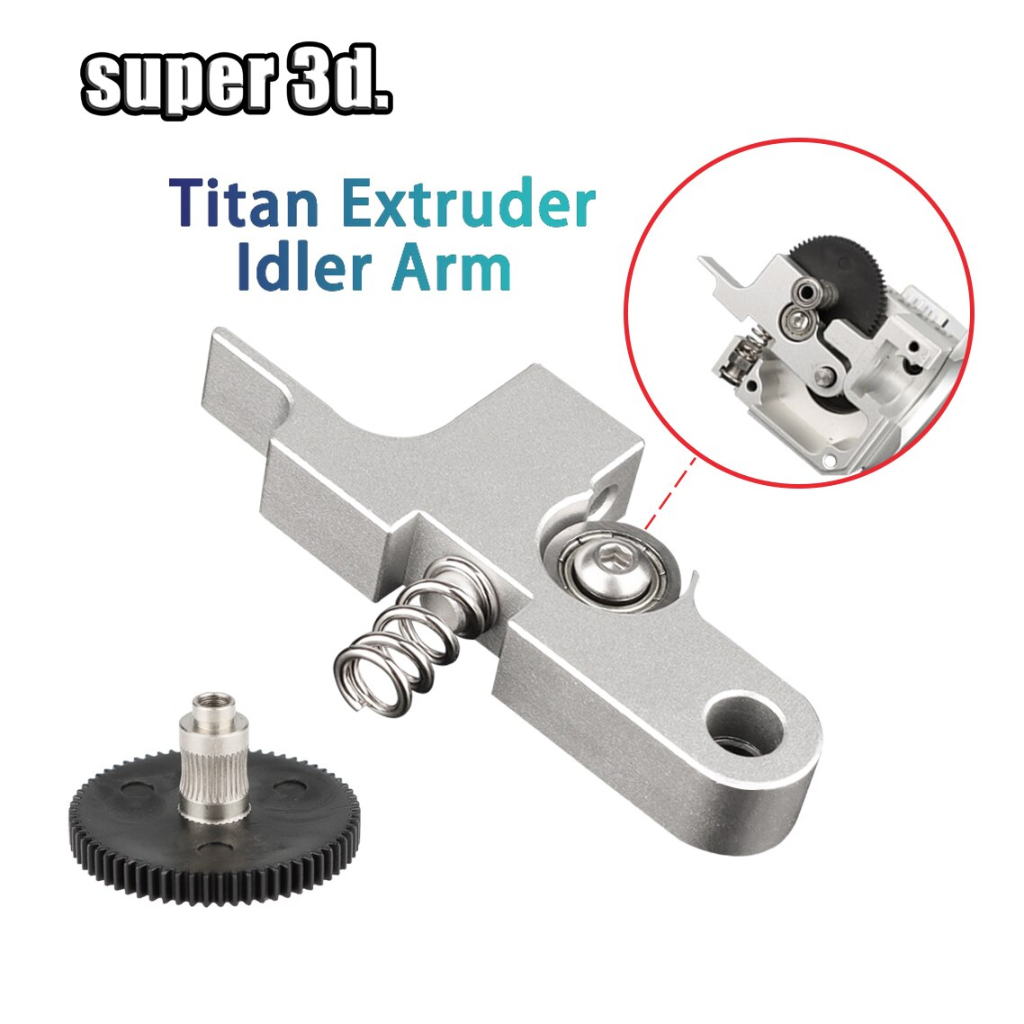 Upgraded 1.75mm Extruder Level Gear Titan Aero Metal Extruder Idler Arm ...