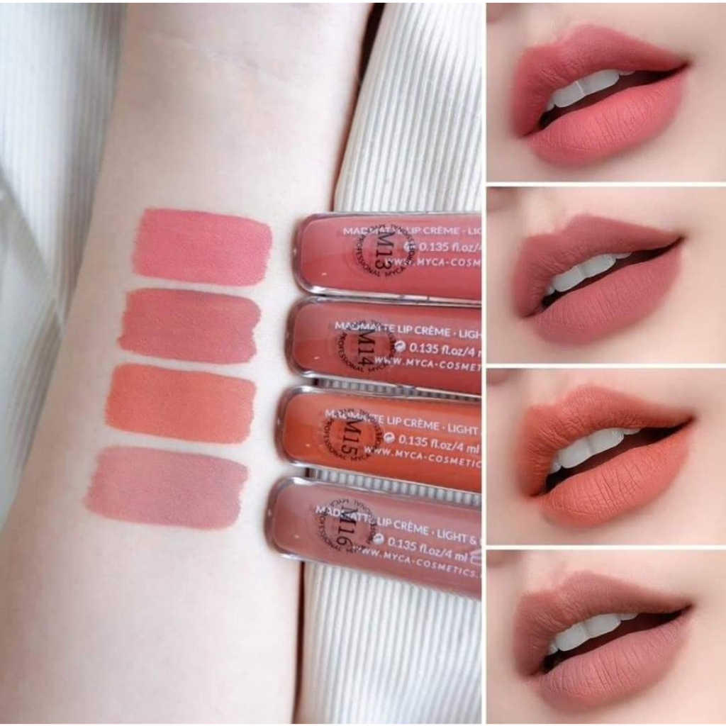 MYCA LIP ของแท้ รับตรงบรษัท ////// ลิปเนื้อแมทเนื้อนุ่ม ติดทน กันน้ำ ...
