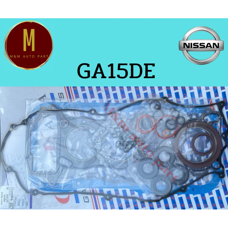 ประเก็นชุดใหญ่ NISSAN GA15DE หัวฉีด ฝาไฟ SUNNY B14 1500CC 16V INJECTION ...