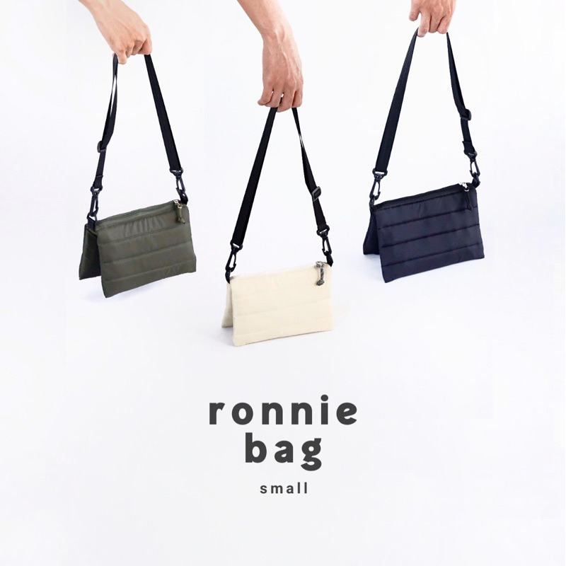Ronnie puffy bag - small || wonko studio กระเป๋าไนลอน | Shopee Thailand