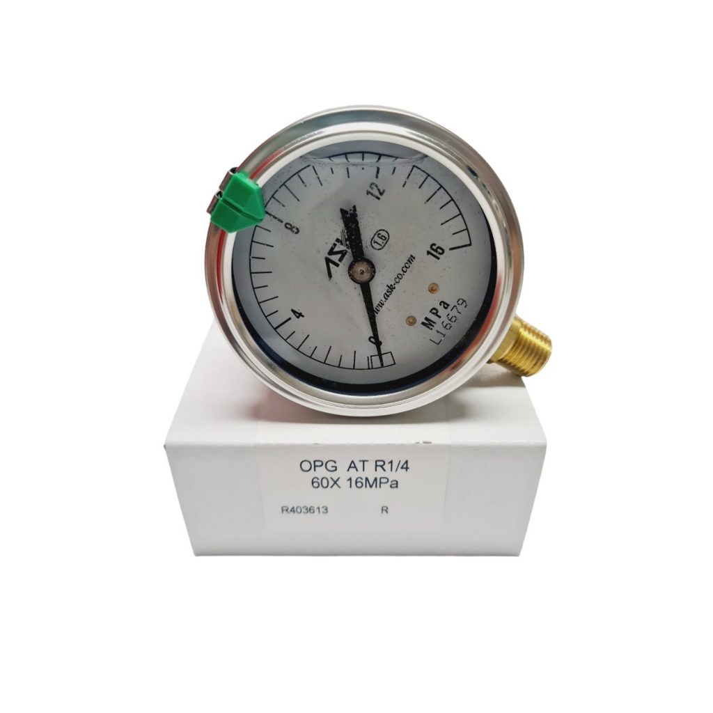 Pressure Guage:OPG-AT-R1/4-60x16MPA/ASK [สินค้าของแท้ 100%] | Shopee Thailand
