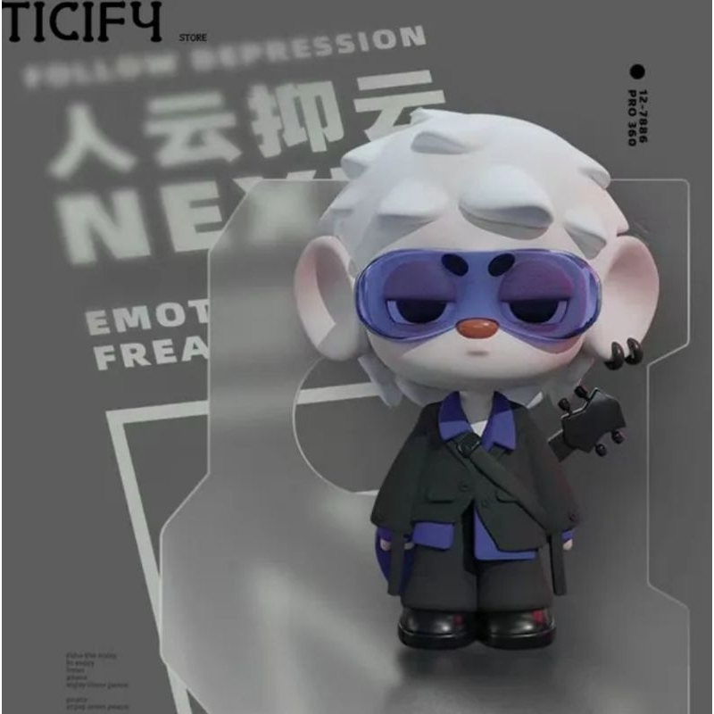 [พร้อมส่ง][แบบแยก] EAR CIPHER X TNT SPACE กล่องสุ่ม อาร์ตทอย ART TOY ...