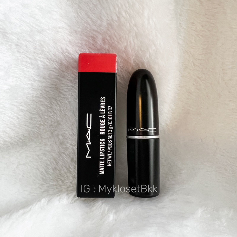 MAC Matte Lipstick สี Tropic Tonic ลิปสติก ลิปแมท ของแท้ ป้ายไทย ...