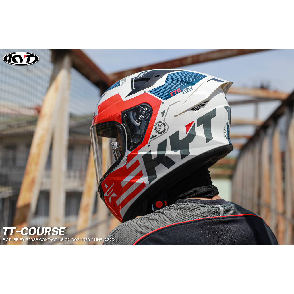 หมวกกันน็อค KYT รุ่น TT COURSE ปี 2023 ลายล่าสุด ส่งไว!!! 320SP | Shopee Thailand