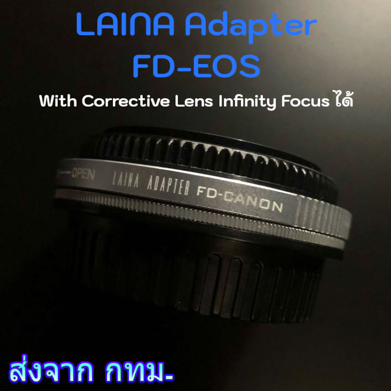 LAINA FD-EOS Lens Mount Adapter for Canon FD FL Lens to Canon EOS EF EFS Camera Focus Infinity ...