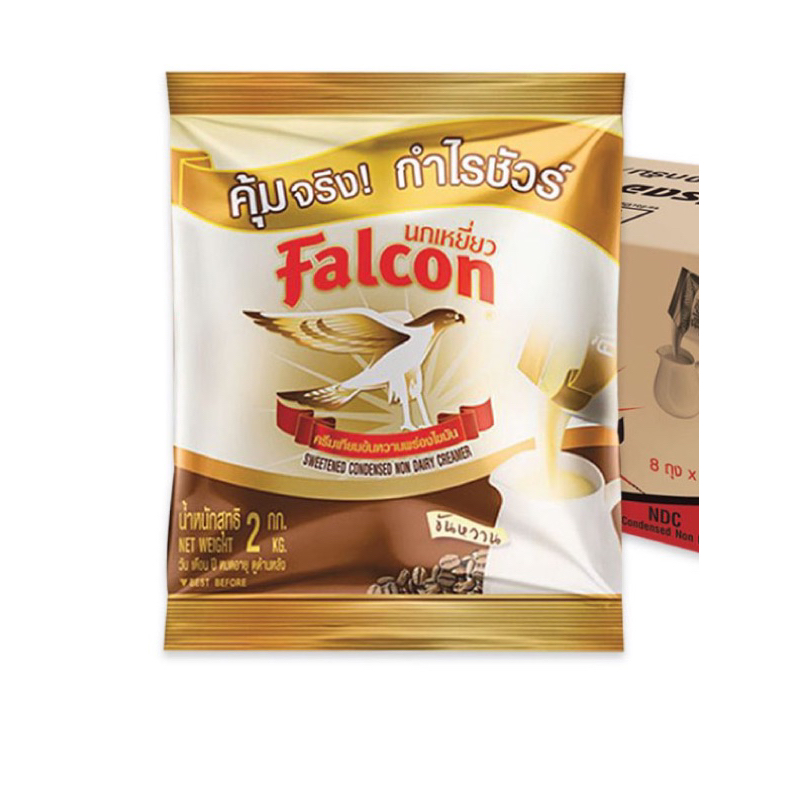 🔥ค่าส่งถูกมาก🔥 Falcon Sweetened Condensed Non Dairy Creamer นมข้นหวาน ...