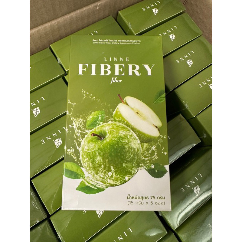 (ของแท้) Linne Fibery Fiber ลินเน่ ไฟเบอร์ ทานง่าย ธาตุหนัก ถ่ายยาก ดี ...
