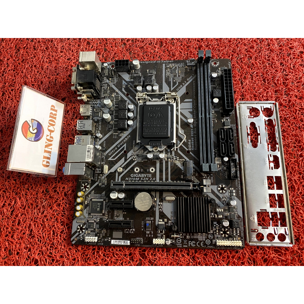 LGA1151 V2 MAINBOARD GIGABYTE 300S RAM 2 SLOT mATX - หลายรุ่น / H310M / B365M / | Shopee Thailand