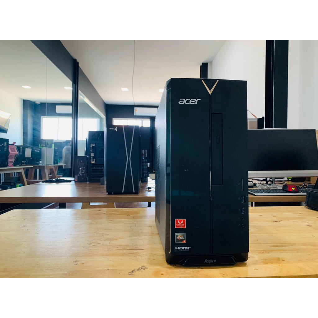 DESKTOP PC คอมพิวเตอร์ตั้งโต๊ะ Acer Aspire TC-380(Ryzen3-2200G/4GB/1TB ...