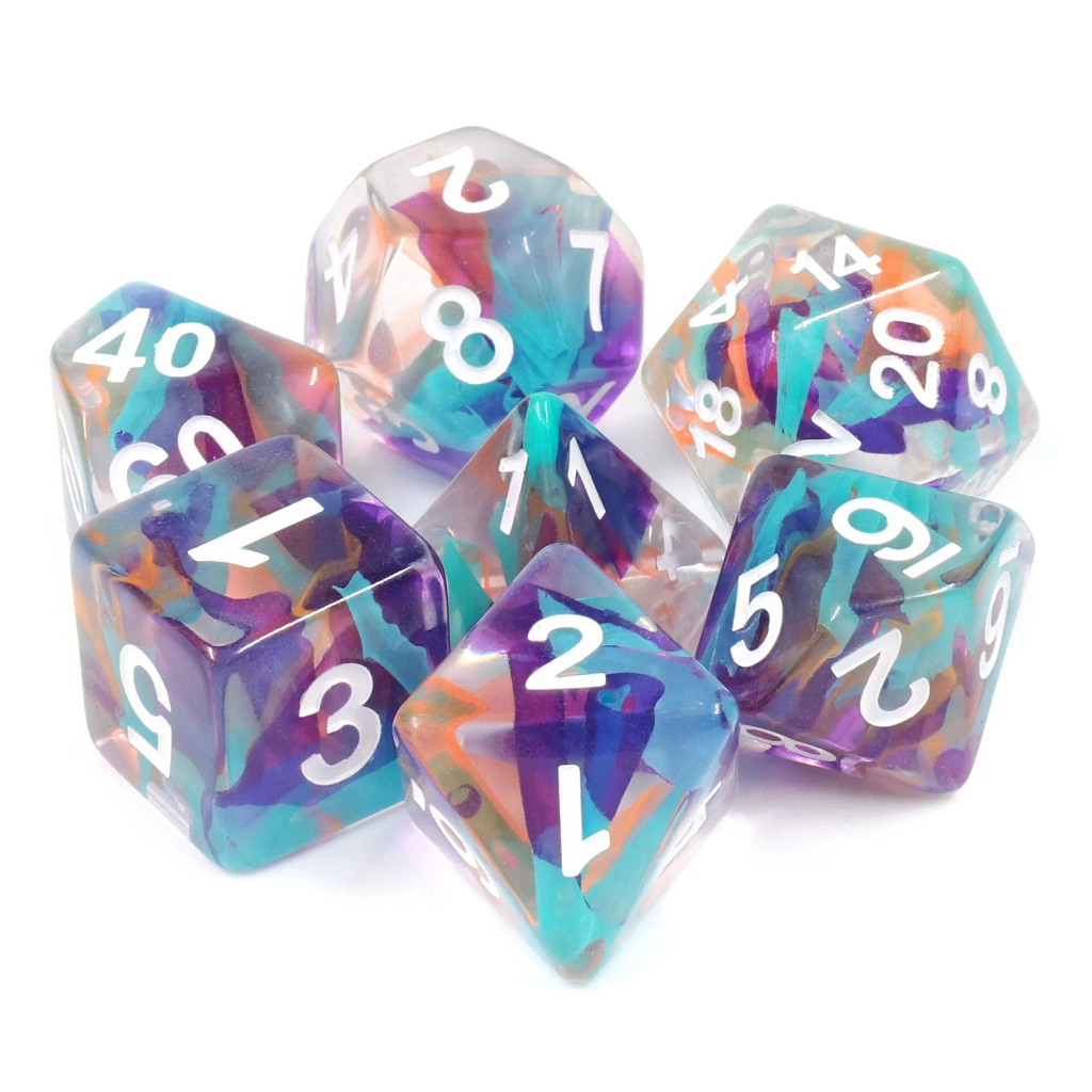 ลูกเต๋า Dice Set of 7 | For DnD D&D MTG RPG TRPG Boardgames เกมกระดาน ...