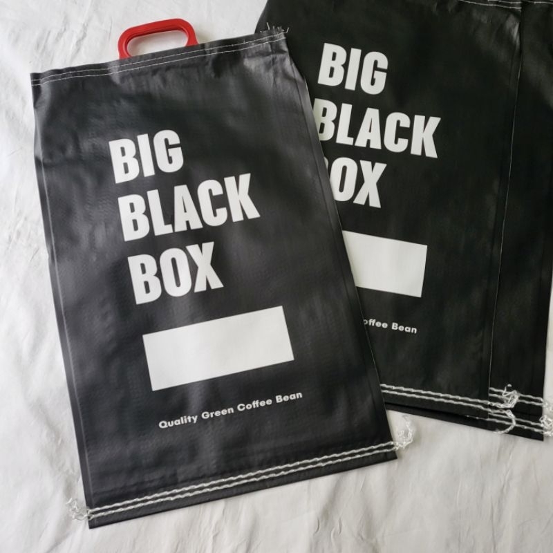 Big Black box tote bag ถุงกระสอบ ถุงใส่ของ กระสอบ | Shopee Thailand