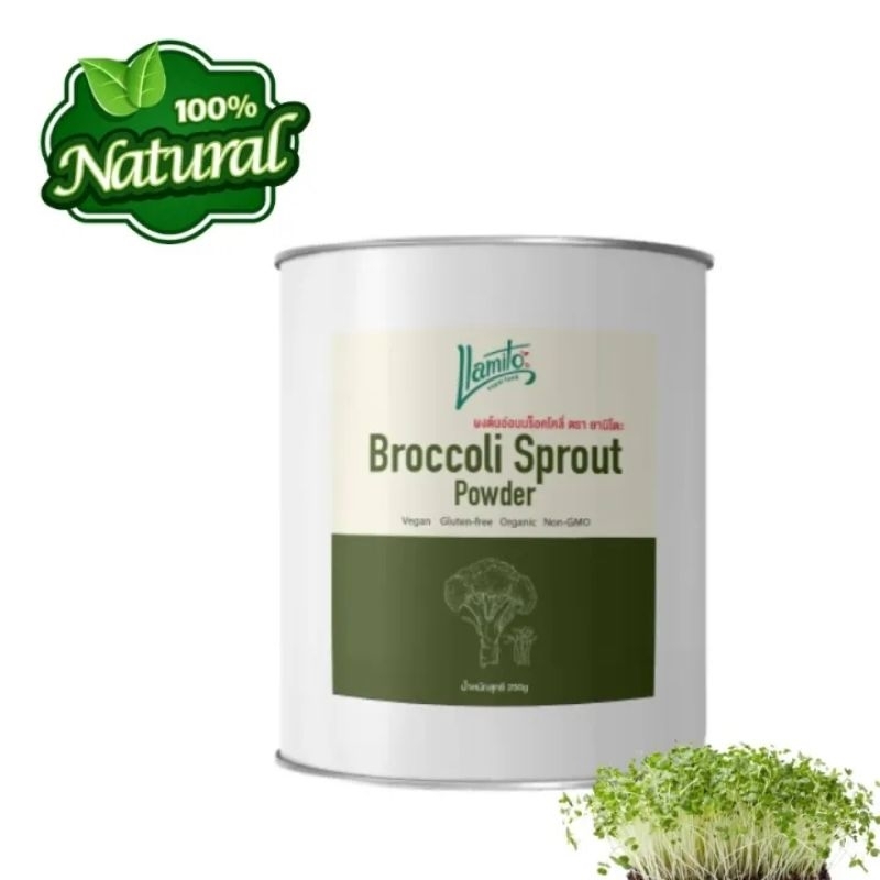 💥Broccoli Sprout Powder ผงต้นอ่อนบร็อคโคลี่ เกรดพรีเมี่ยม ผงบล็อคโคลี่ ...
