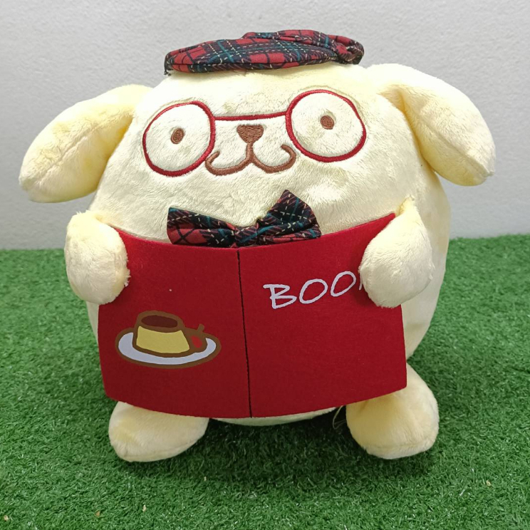 Pompompurin Fall Reading Big Plushy Pompompurin A | Shopee Thailand