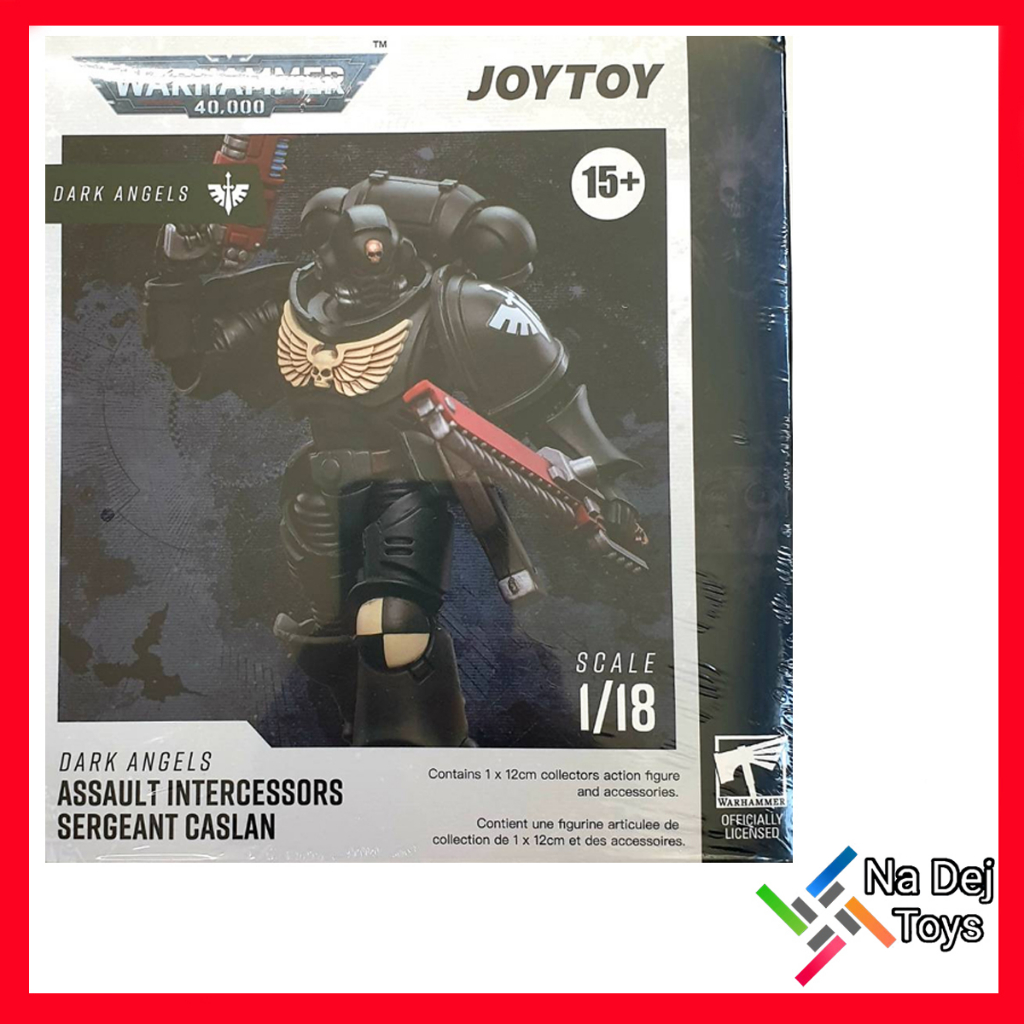 JoyToy Warhammer 40K Dark Angel Sergeant Caslan 1/18" Figure จอยทอย ...