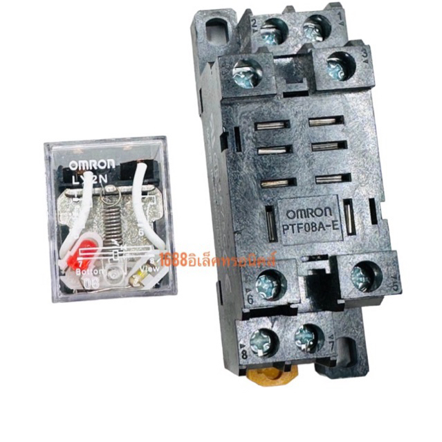 RELAY omron คุณภาพ ญี่ปุ่น LY2 LY2N RELAY 12VDC , 24VDC,110V, 220VAC +Socket ได้ทั้งชุด | Shopee ...