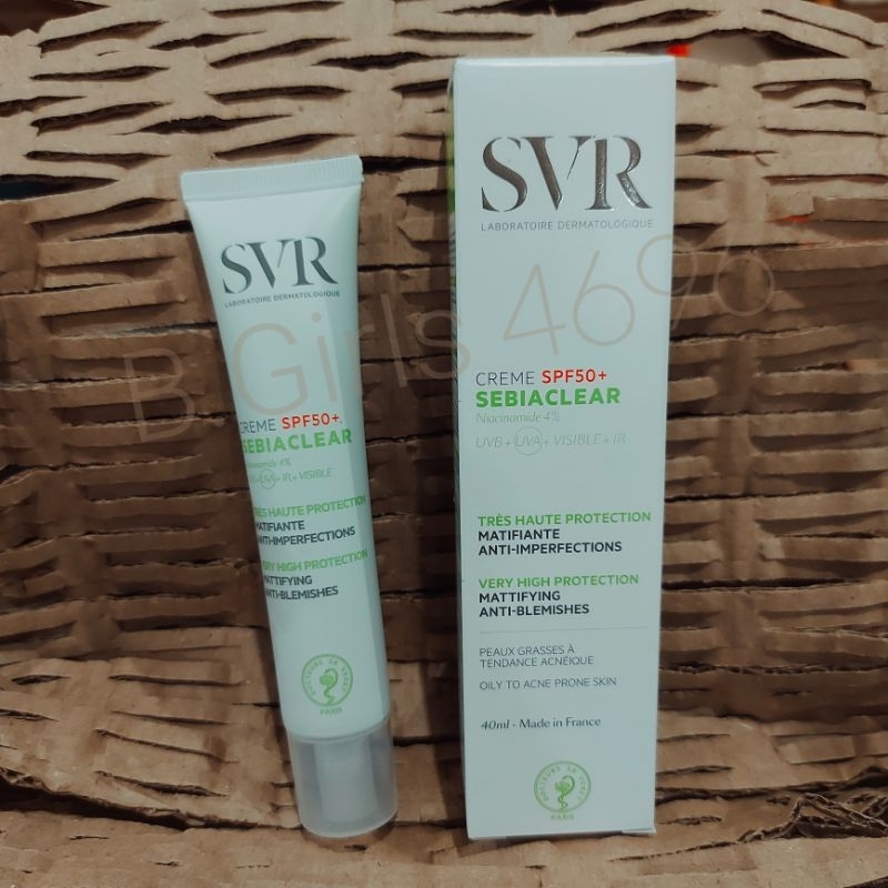พร้อมส่ง SVR Sebiaclear Creme 50ml SPF50 (exp.05/2025) ของแท้💯 | Shopee ...