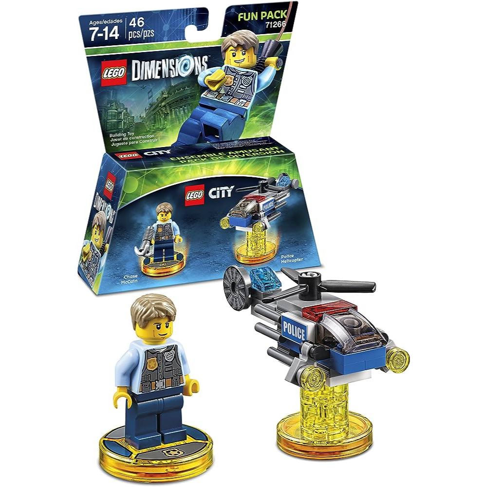 LEGO Dimensions Chase McCain (LEGO City) minifigure มือ 1 ของแท้ ...