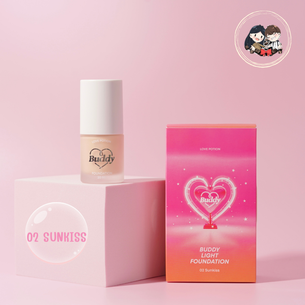 (สั่งในไลฟ์ลด 50%) Light Foundation (02 SUNKISS)(ผิวขาวเป็นธรรมชาติ ...
