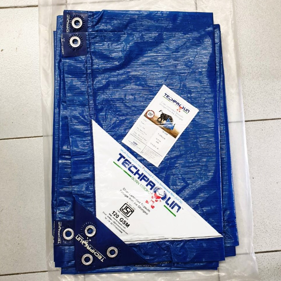 TECHPAULIN ผ้าใบอเนกประสงค์ ขนาด 2x3 เมตร กันน้ำ กันฝน กันแดด สำเร็จรูป ...