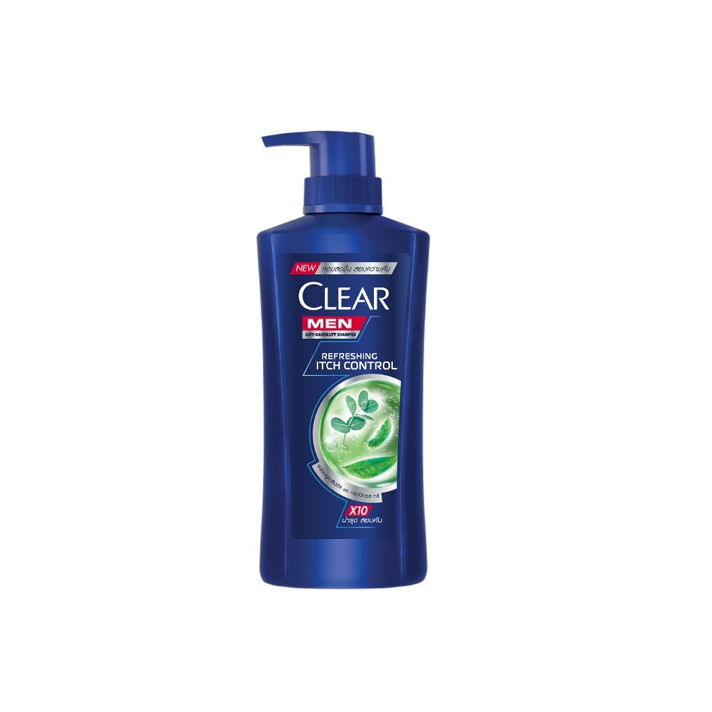 Clear Men Anti-Dandruff Shampoo Refreshing Itch Control 390 ML. เคลียร์ ...