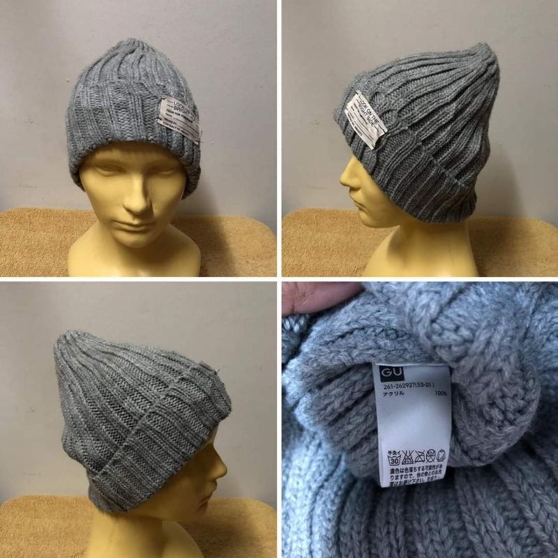 Gu beanie hat รวมหมวกไหมพรม หมวกไหมพรม 8ใบ | Shopee Thailand