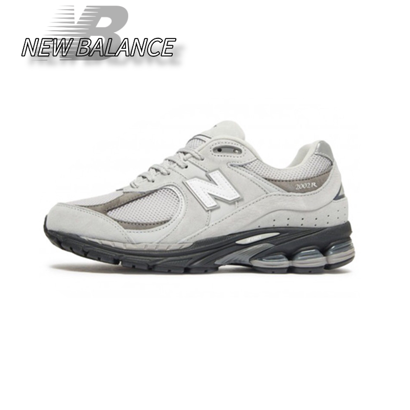 ของแท้ 100% New Balance 2002R Vintage Breathable Low Top Grey Sneakers ...