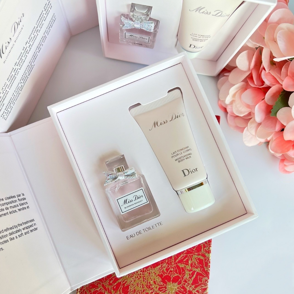 เซ็ทน้ำหอม DIOR Miss Dior Blooming Bouquet Mini Gift Set รุ่นใหม่ โบว์ ...