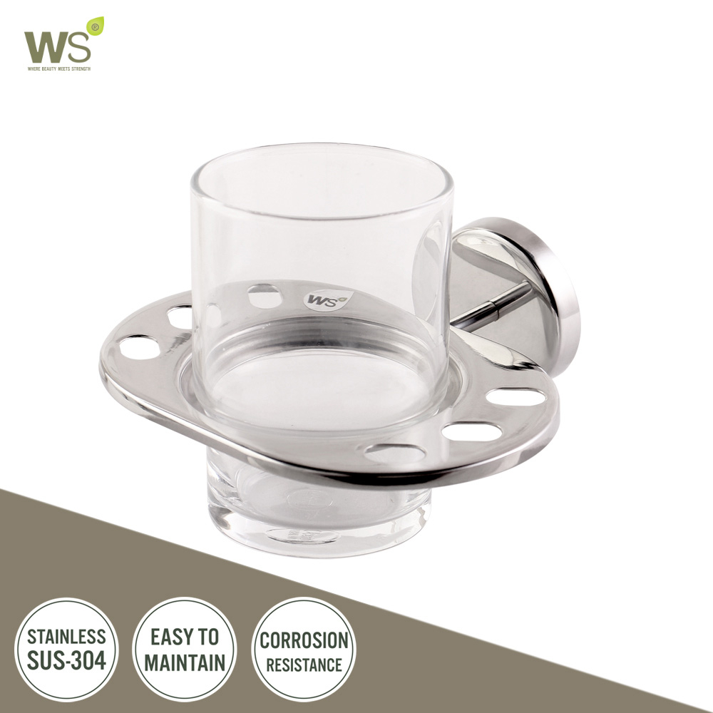 WS ที่วางแก้ว และเสียบแปรงสีฟัน รุ่น Goliath GH-9509 | Shopee Thailand