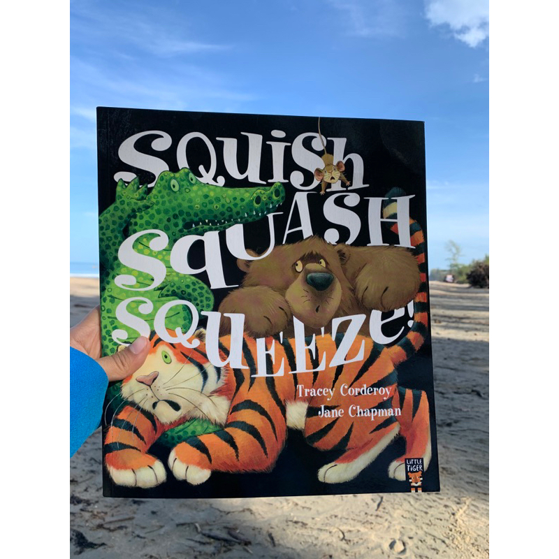 หนังสือภาษาอังกฤษ Squish Squash Squeeze. ภาพสีทั้งเล่ม | Shopee Thailand
