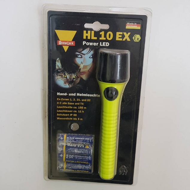 ไฟฉายนิรภัยป้องกันการระเบิด Acculux HL 10 EX | Shopee Thailand