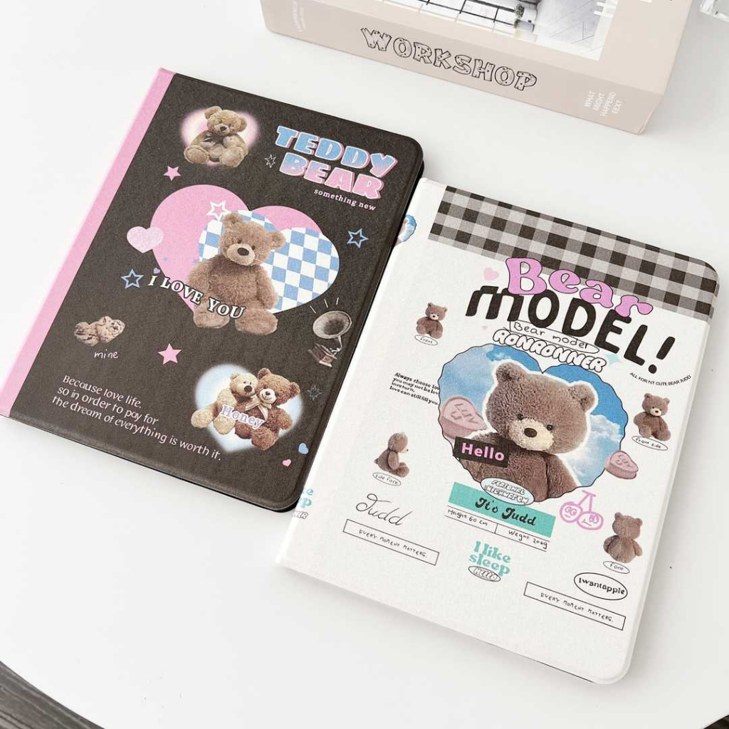 เคสไอแพด Air5 Gen9 10.2 Teddy Bear Notebook เคส ipad Air5 Pro11 2022 ...