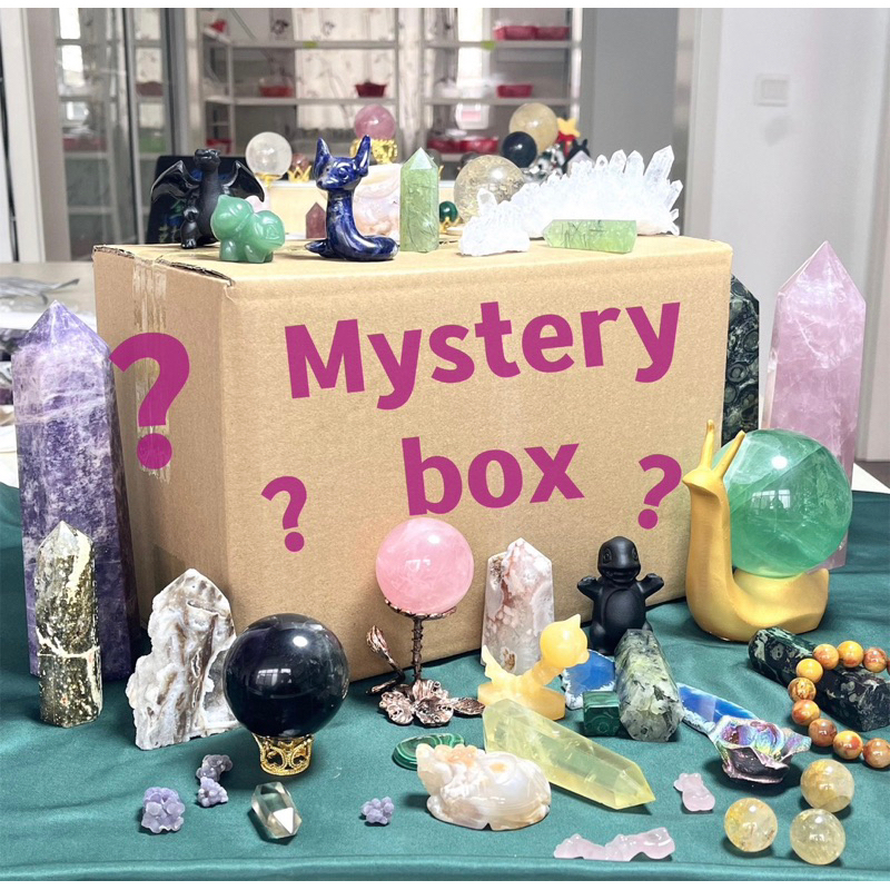 Crystal Mystery Box, mystery box, crystal set, rocks and minerals, gift ...