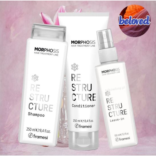 Framesi Morphosis Restructure Shampoo/Conditioner/Leave-In แชมพู ครีมนวดผม และอาหารผม สำหรับผม ...