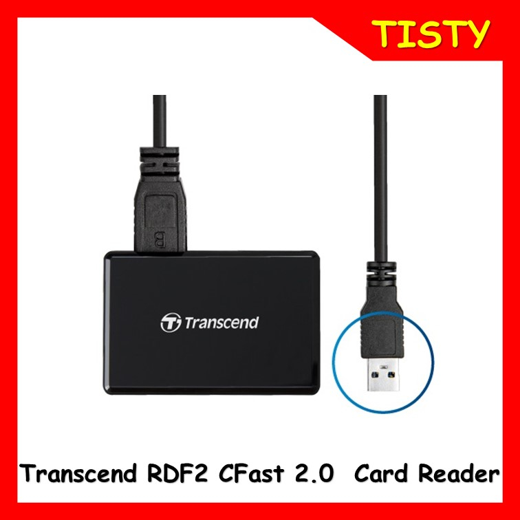 แท้ 100% Transcend RDF2 CFast 2.0 Card Reader | Shopee Thailand