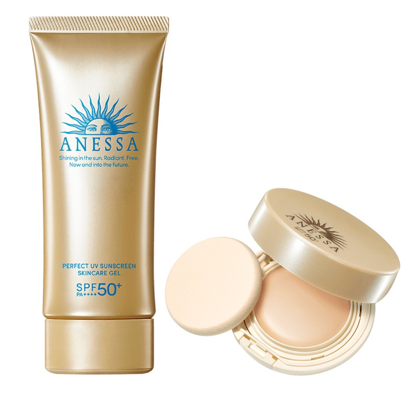ANESSA - Perfect UV Sunscreen Gel 90g. & All In One Beauty Compact ...