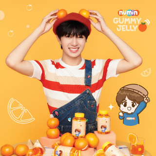 NUMIN GUMMY JELLY Orange Flavored MultiVitamin Plus Vitamin C + Card ...