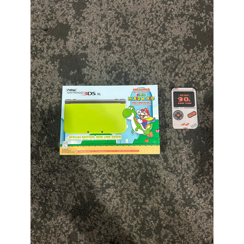 New Nintendo 3DS XL Super Mario World New Lime Green Special Edition ...