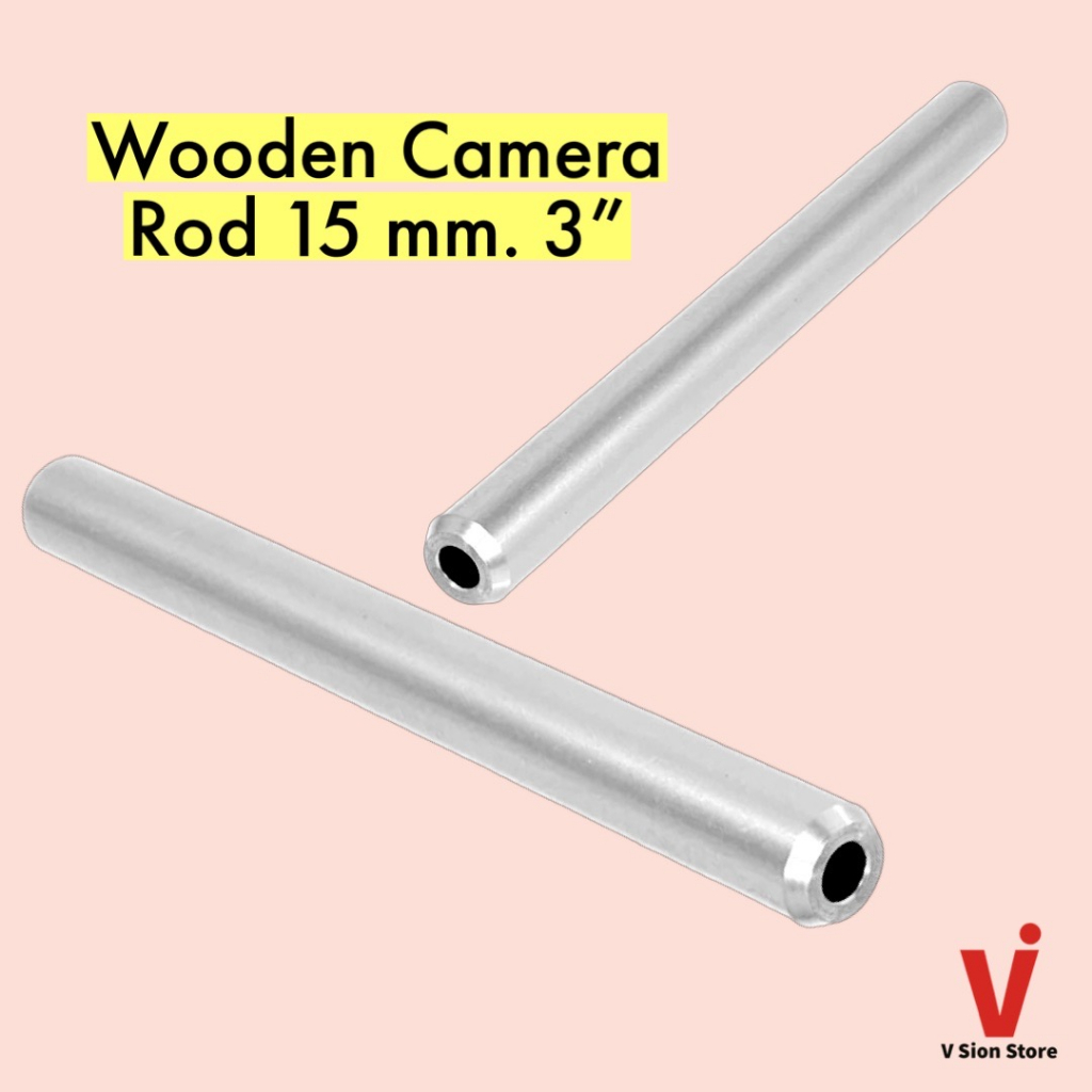 Wooden camera Rod 15 mm. (ขายคู่) | Shopee Thailand