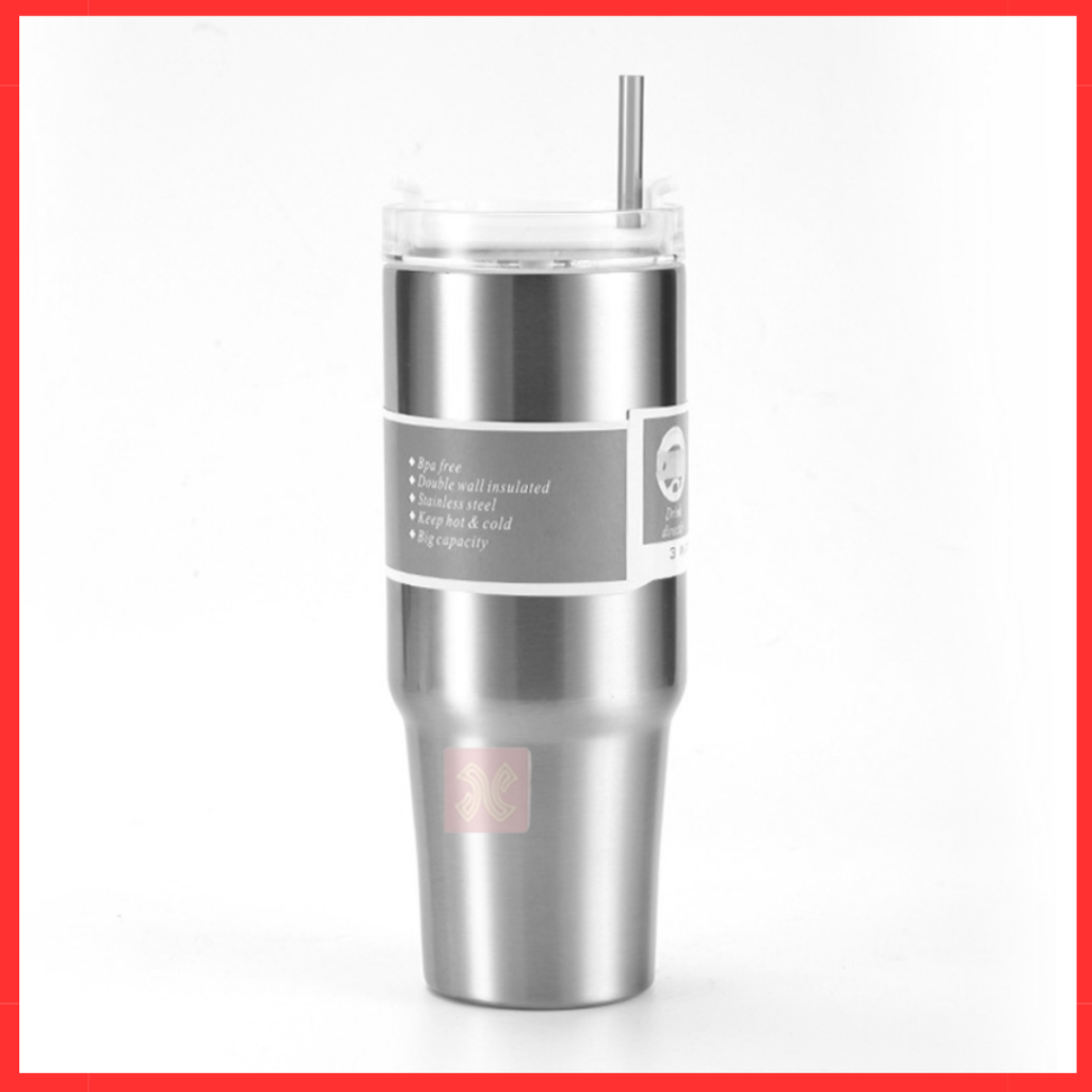 แก้วเยติเก็บความเย็น 30.OZ/890ML. แก้วน้ำเก็บความเย็นพร้อมหลอด | Shopee Thailand