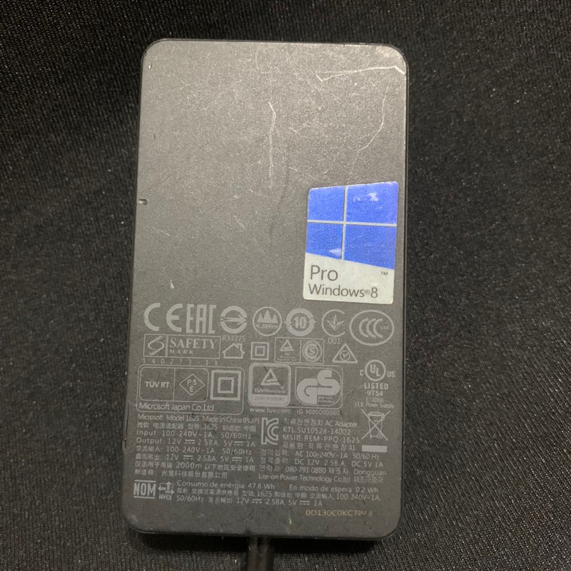 SURFACE Adapter ของแท้ SURFACE PRO 3 MODEL 1625 12V 2.58A 30W มือสอง ...