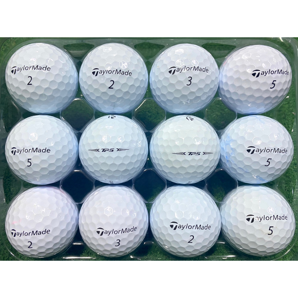 ลูกกอล์ฟ Taylormade TP5 TP5X ลูกแท้ มีหลายเกรด golf golfball 12ball | Shopee Thailand