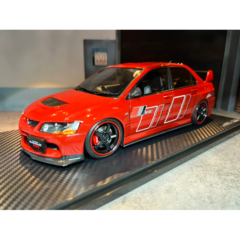 Ignition [IG2374] 1:18 Mitsubishi Evolution IX MR (CT9A) Red | Shopee ...