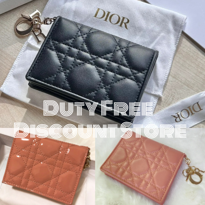 Dior MINI LADY DIOR WALLET / กระเป๋าสตางค์ MINI LADY DIOR | Shopee Thailand