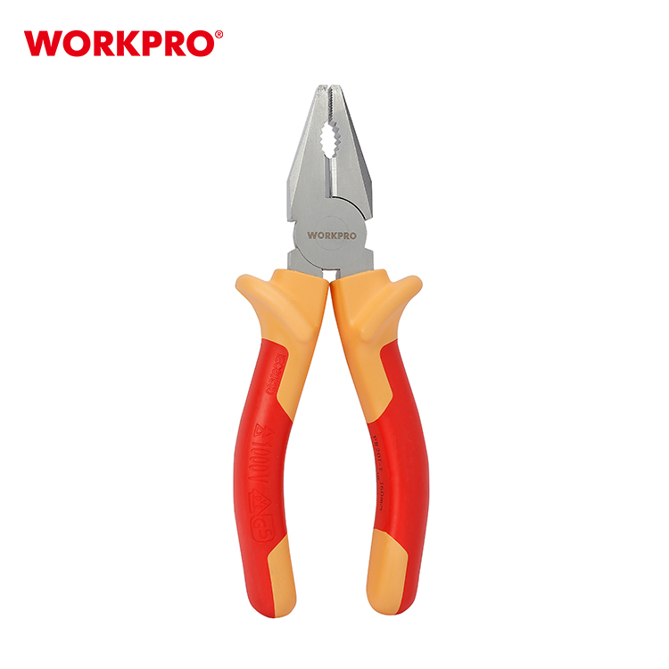 WORKPRO คีมปากจิ้งจก หุ้มฉนวนกันไฟ ขนาด 6", 8" (WP342016 / WP342017) | Shopee Thailand