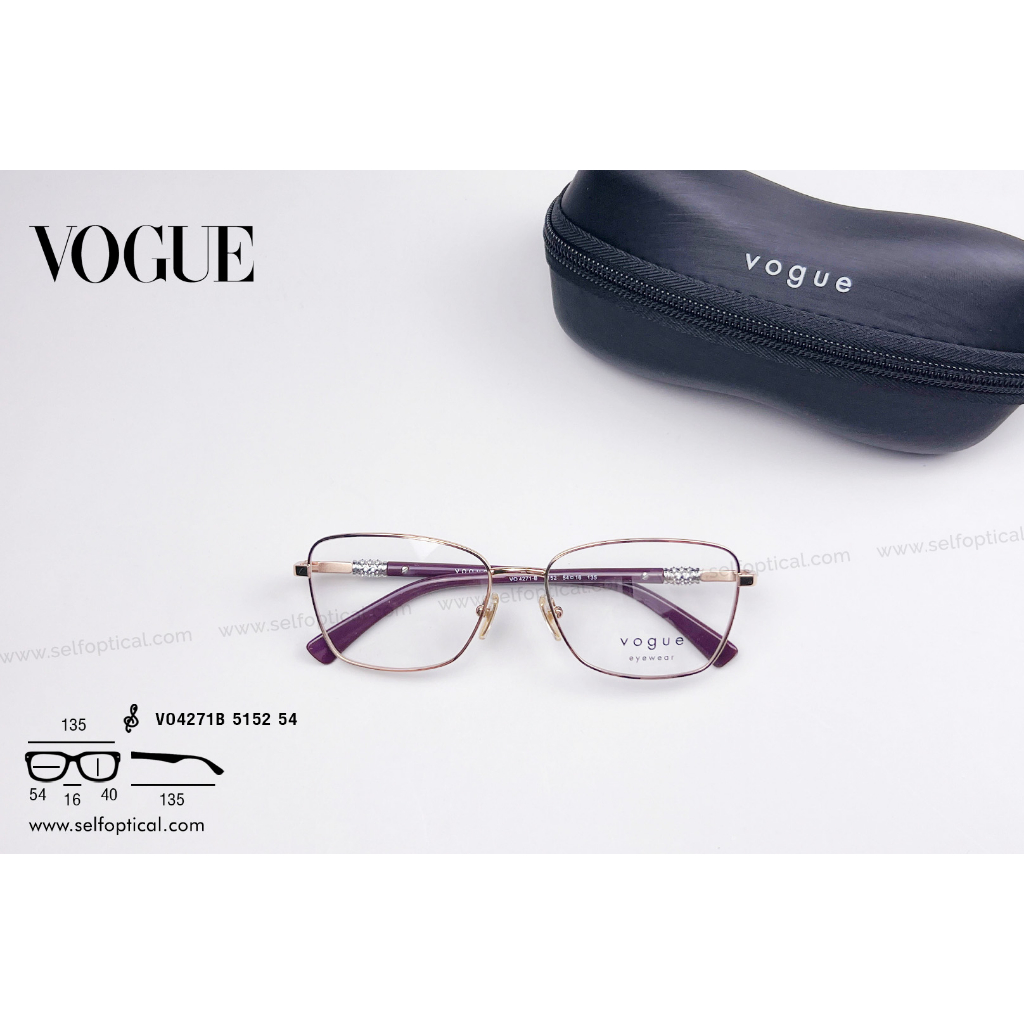 กรอบแว่น VOGUE VO4271B 5152 Size 54 ลิขสิทธิแท้ 💯% โดย SELF Optical ...