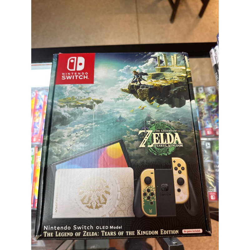Nintendo switch oled limited zelda edition แปลงด้านมืด พร้อมลงเกมเต็ม ...