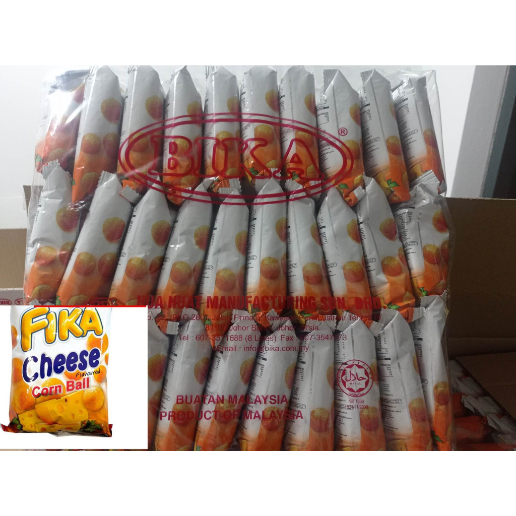 ขนมลูกบอล Fika Cheese Corn Ball ขนาด 13 กรัม 30 ซอง | Shopee Thailand